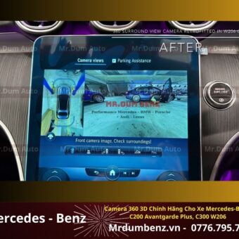 Camera 360 3D Chính Hãng Cho Xe Mercedes-Benz C200 Avantgarde Plus ...
